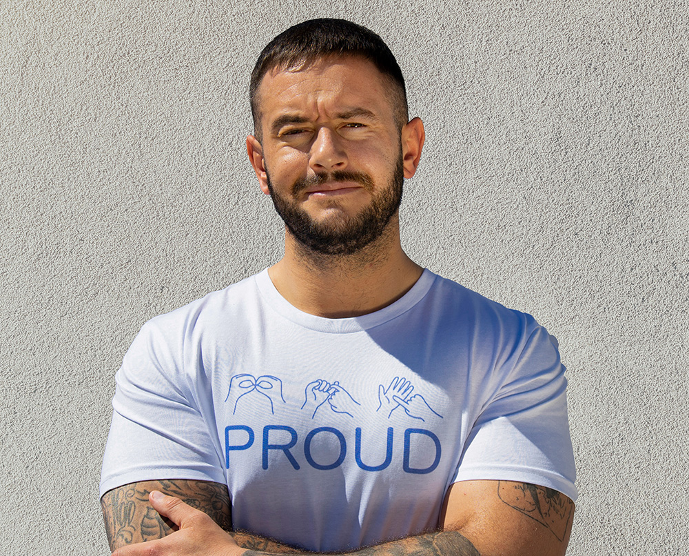 Love BSLMens Proud t-shirt - Love BSL